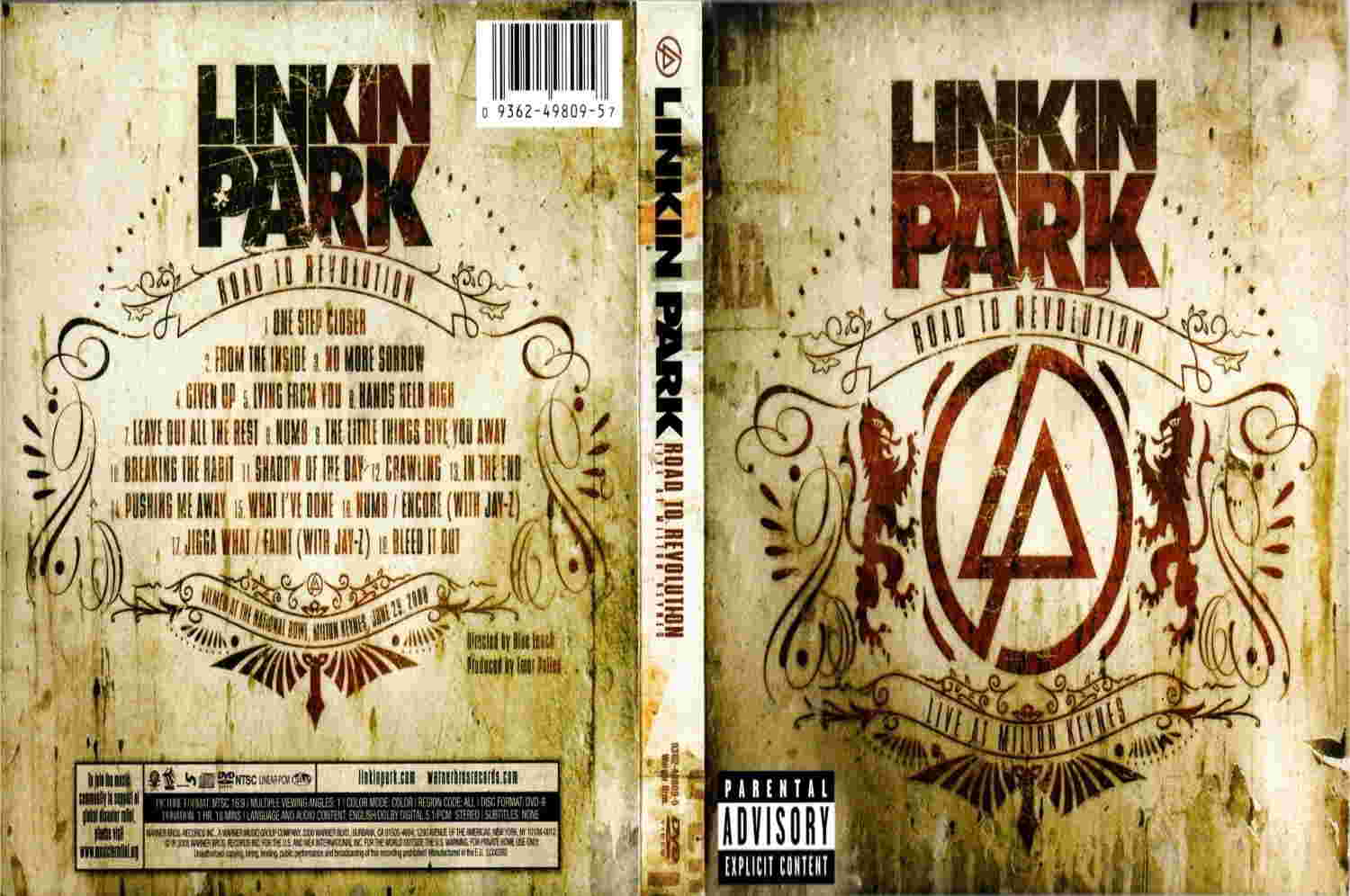 Linkin Park Road To Revolution : Front | DVD Covers | Cover Century ...